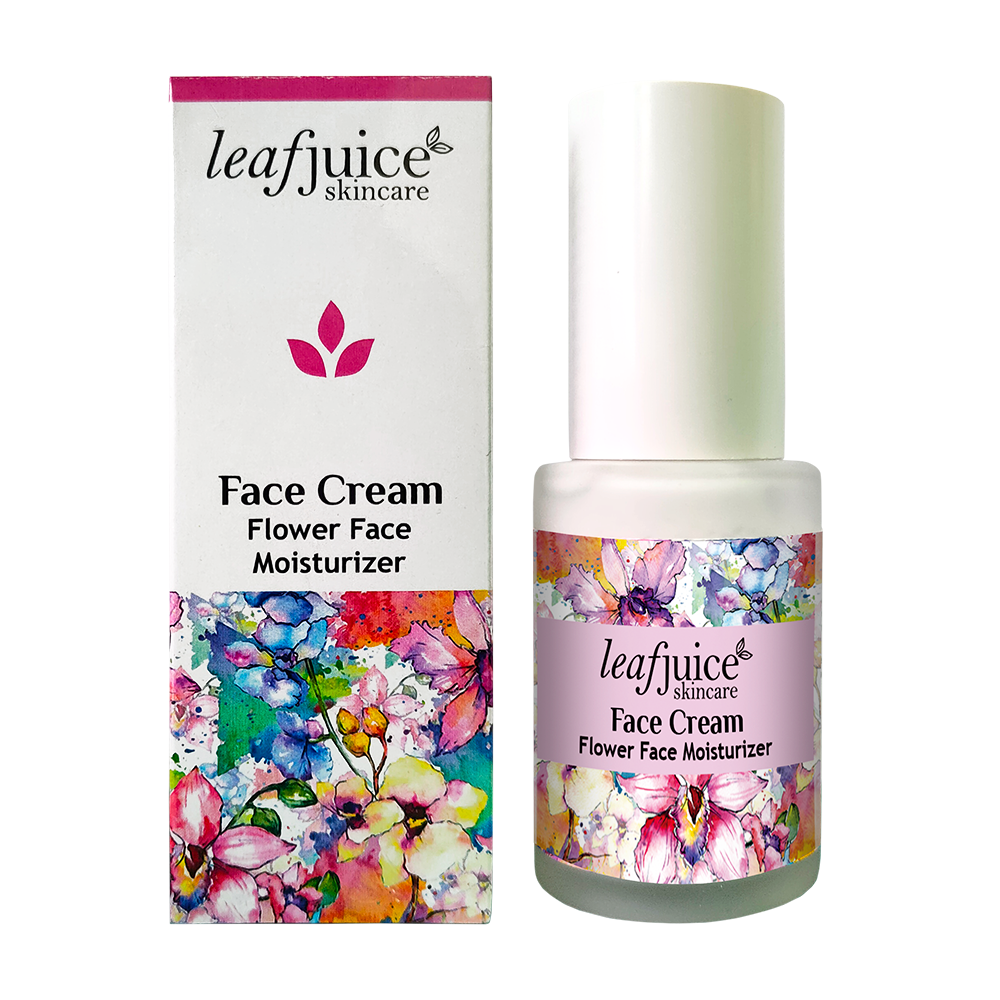 Face Cream Flower Face Moisturizer - Leaf Juice Skincare